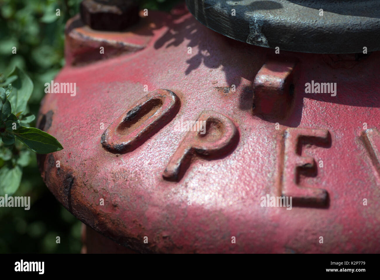 Fire hydrant close up Stock Photo - Alamy