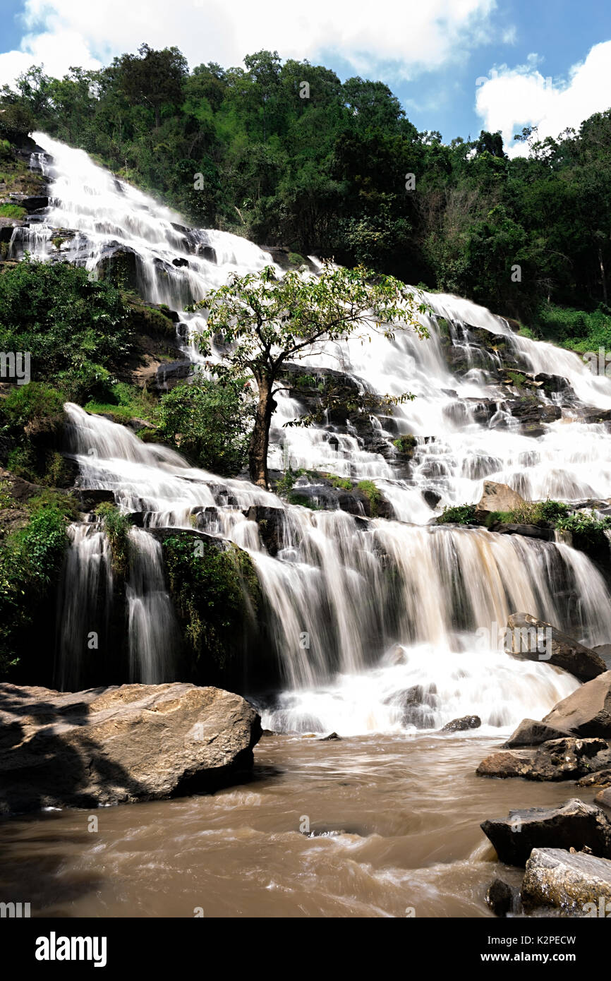 Mae Ya Waterfall in Chiang Mai, Thailand Stock Photo - Alamy