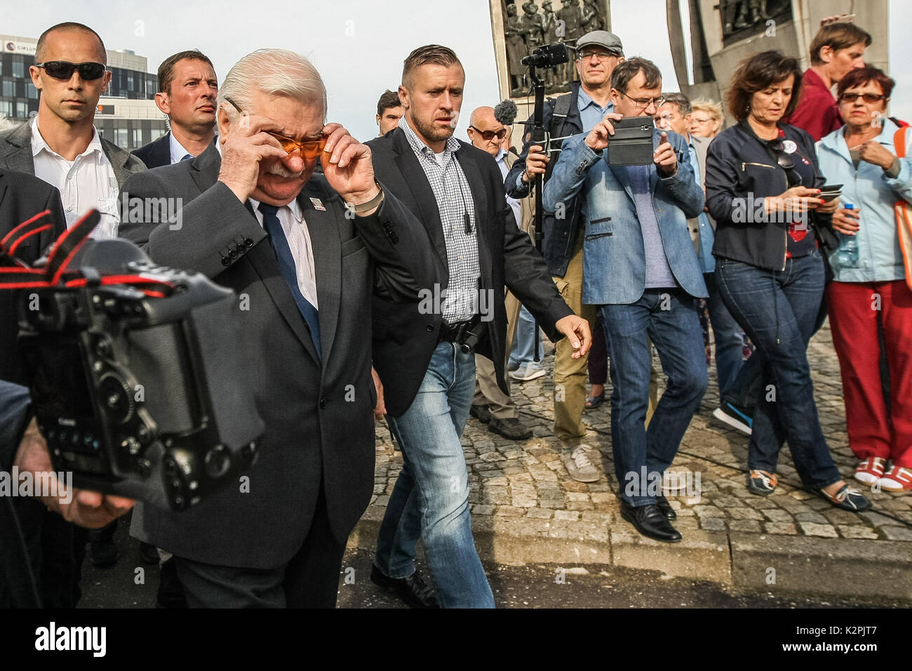 Gdansk, Poland. 31st Aug, 2017. Former President of Poland and First ...