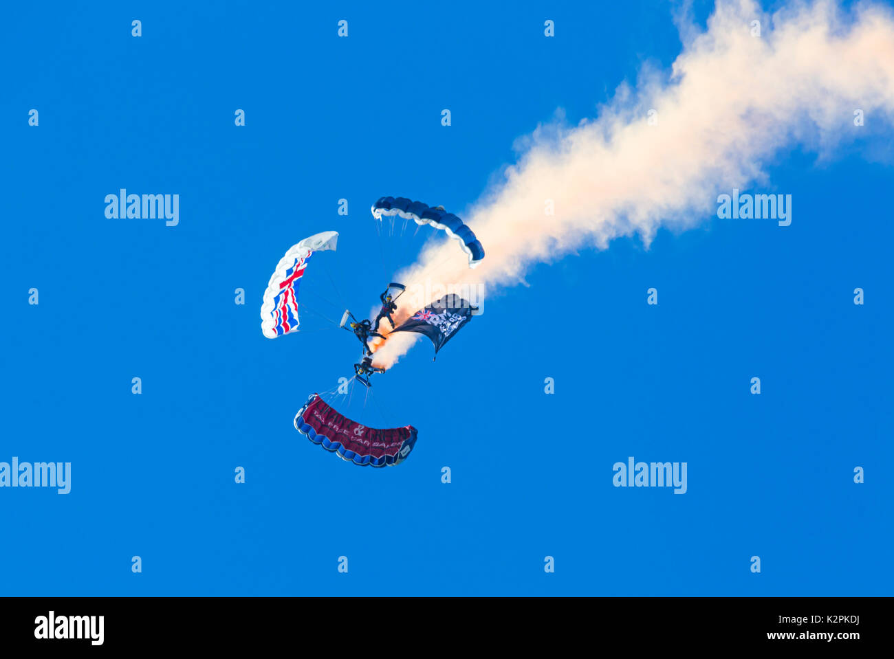 British Army Parachute Regiment Freefall Team High Resolution Stock ...