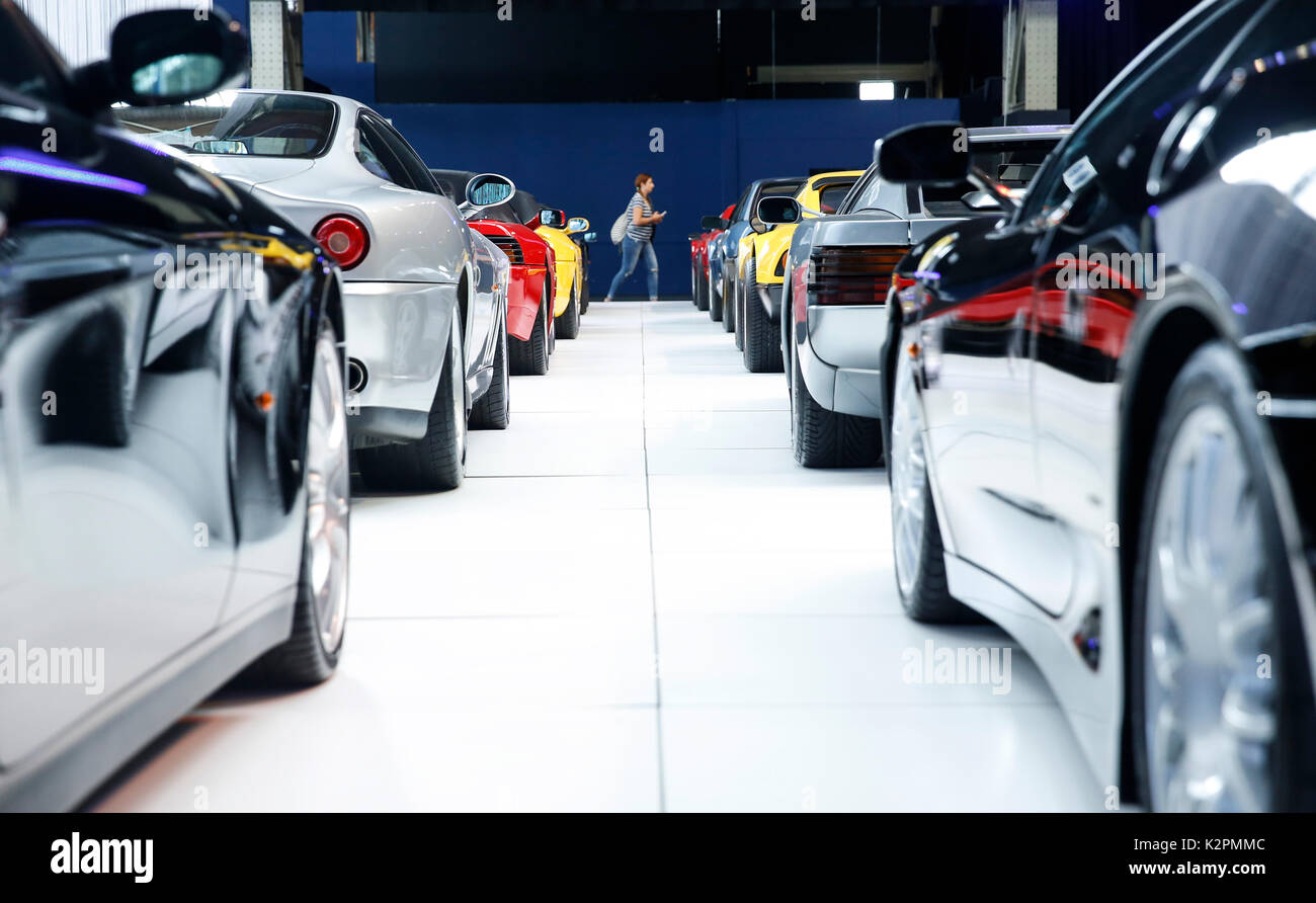 Ferrari auto show hi-res stock photography and images - Alamy