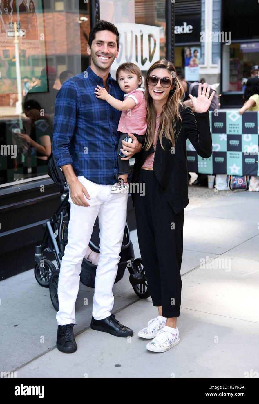 Nev Schulman, Cleo James Schulman, Laura Perlongo, out to promote WE ...