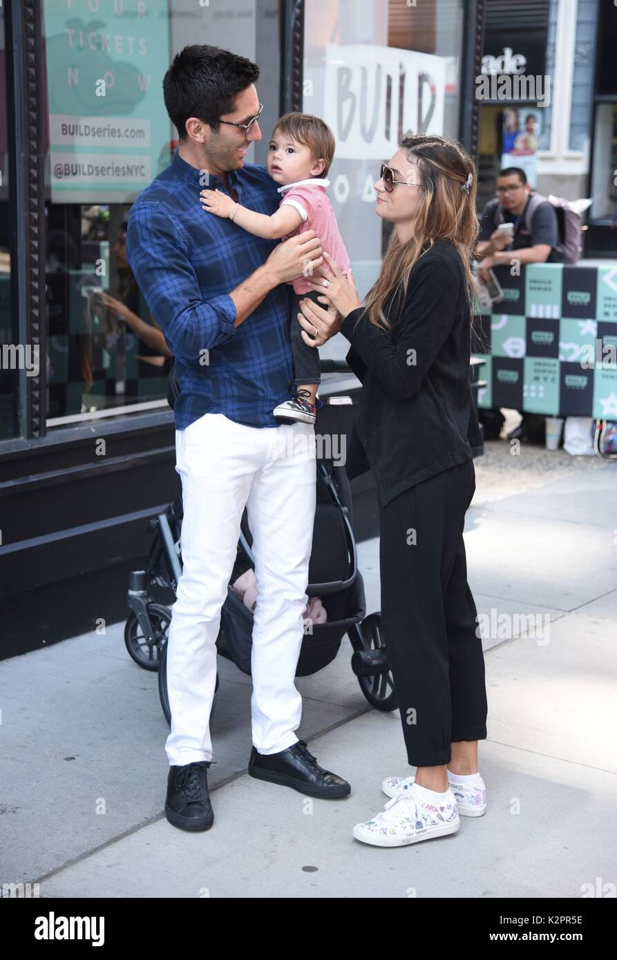 Nev Schulman, Cleo James Schulman, Laura Perlongo, out to promote WE ...