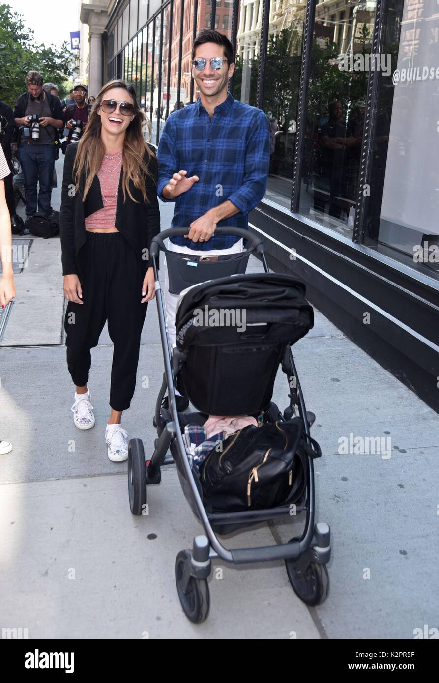 Nev Schulman, Laura Perlongo, Cleo James Schulman, out to promote WE ...
