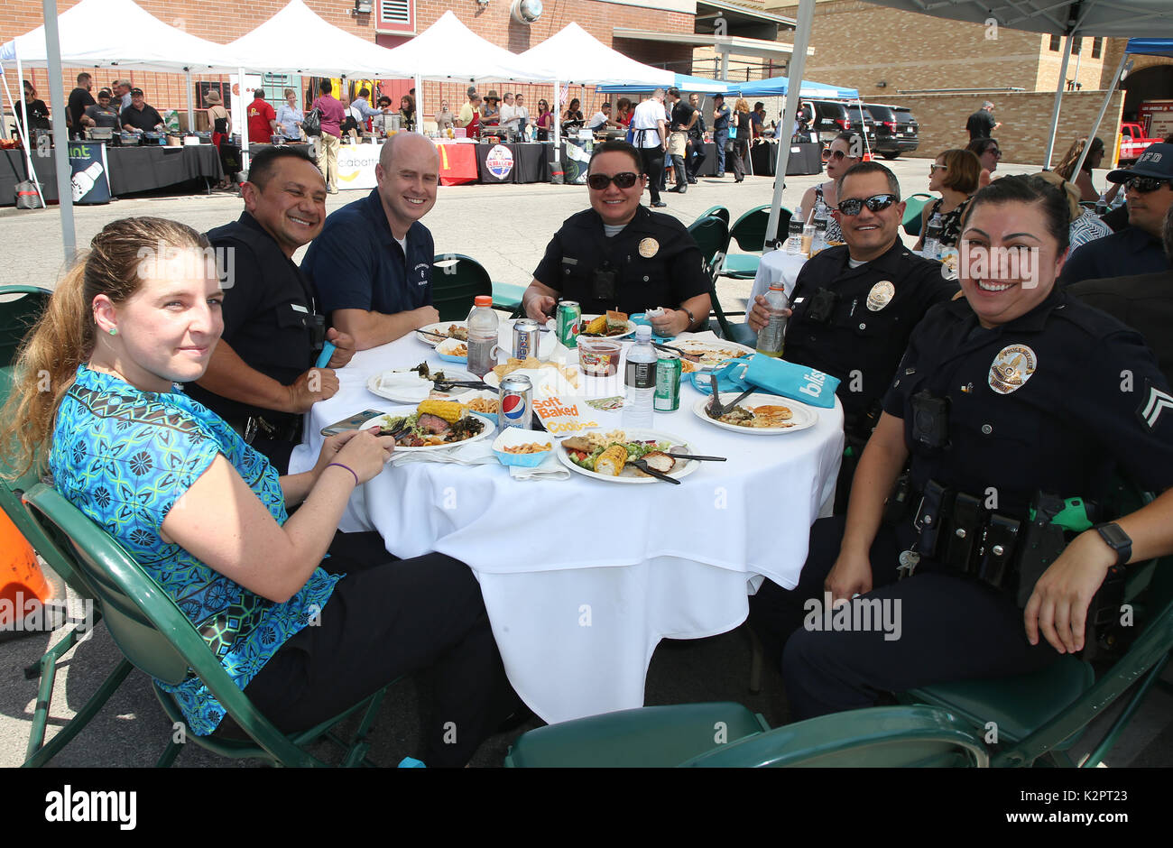 Hollywood, Ca. 30th Aug, 2017. LAPD Team, At 23RD ANNUAL POLICE AND ...