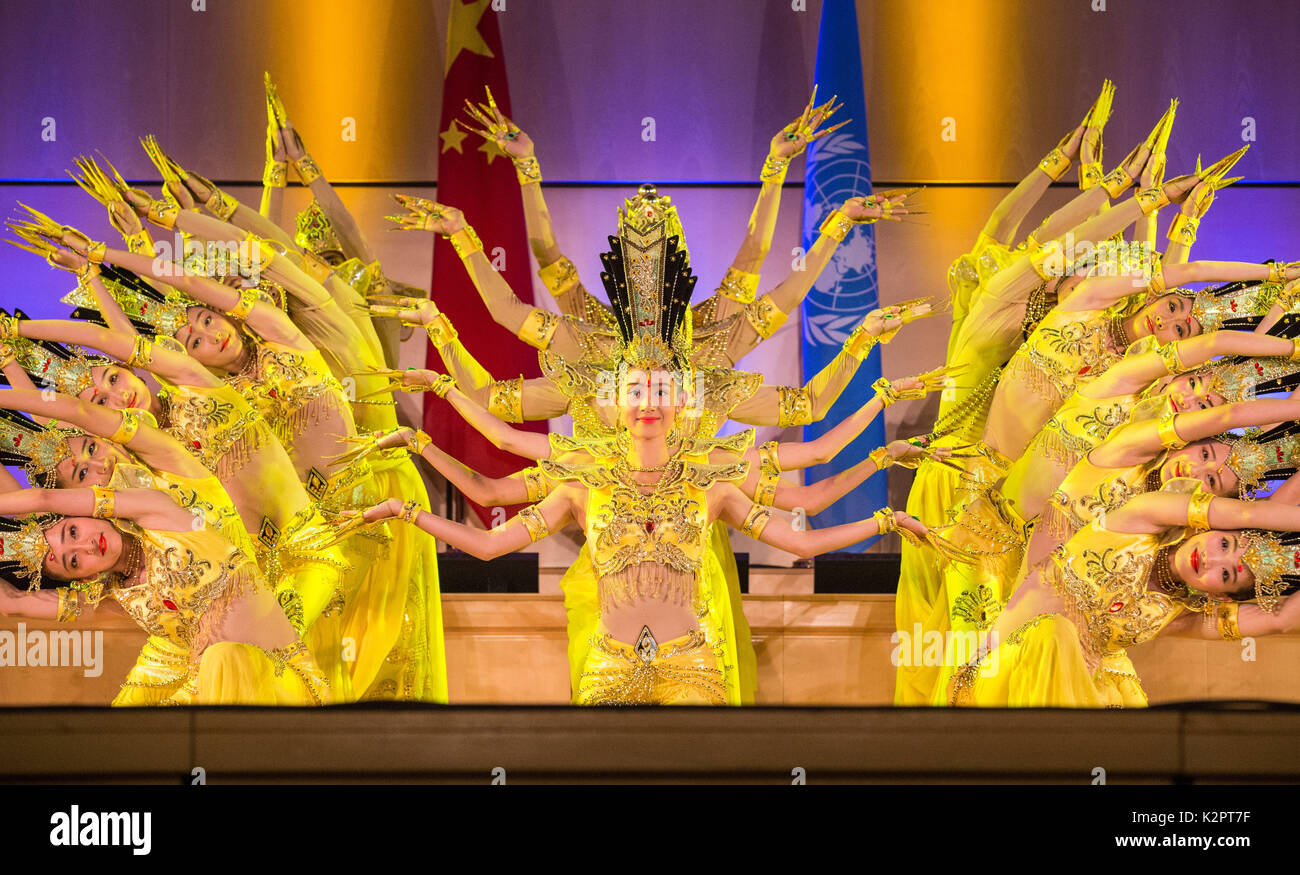 Geneva, Switzerland. 31st Aug, 2017. Artists of China Disabled People's ...