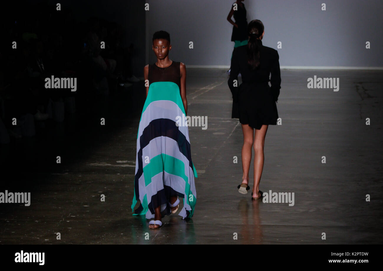 Sao Paulo, Brazil. 31st August, 2017. A model walks runway Apartamento ...