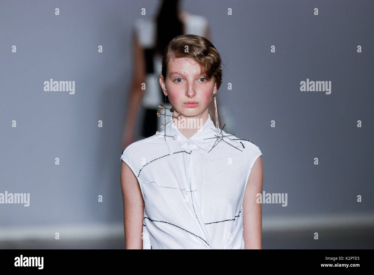 Sao Paulo, Brazil. 31st August, 2017. A model walks runway Apartamento ...