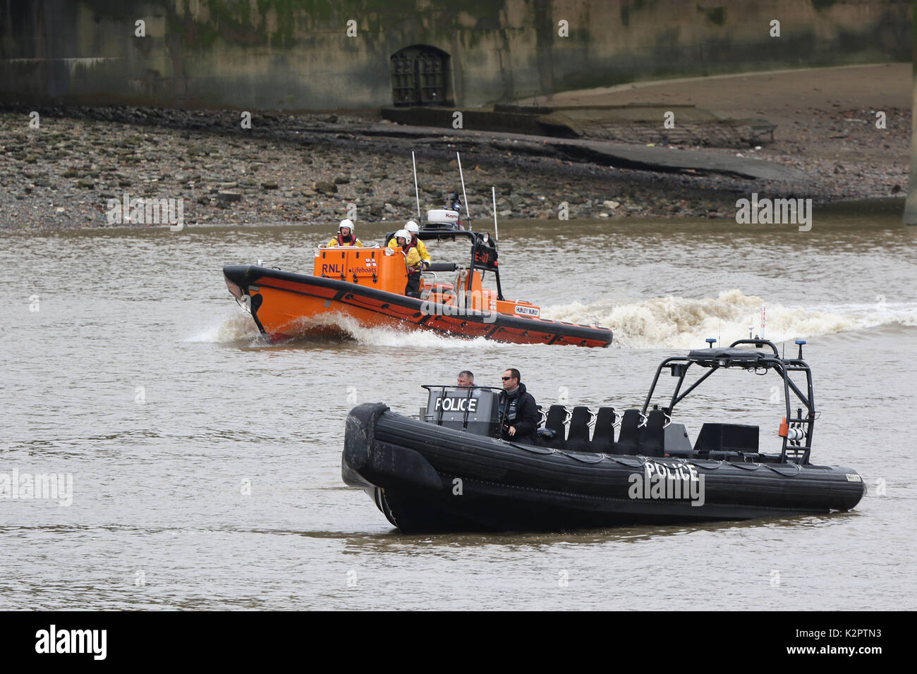 London, UK. 23rd Oct, 2017. RNLI Royal National Lifeboat Institution E ...
