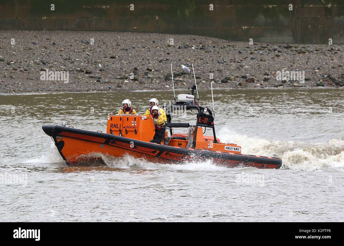 London, UK. 23rd Oct, 2017. RNLI Royal National Lifeboat Institution E ...