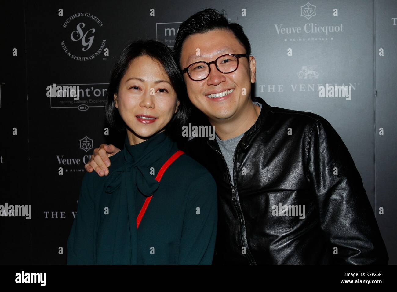 Las Vegas, NV, USA. 9th Nov, 2017. Alexandra Lau and Lawrence Lau at a ...