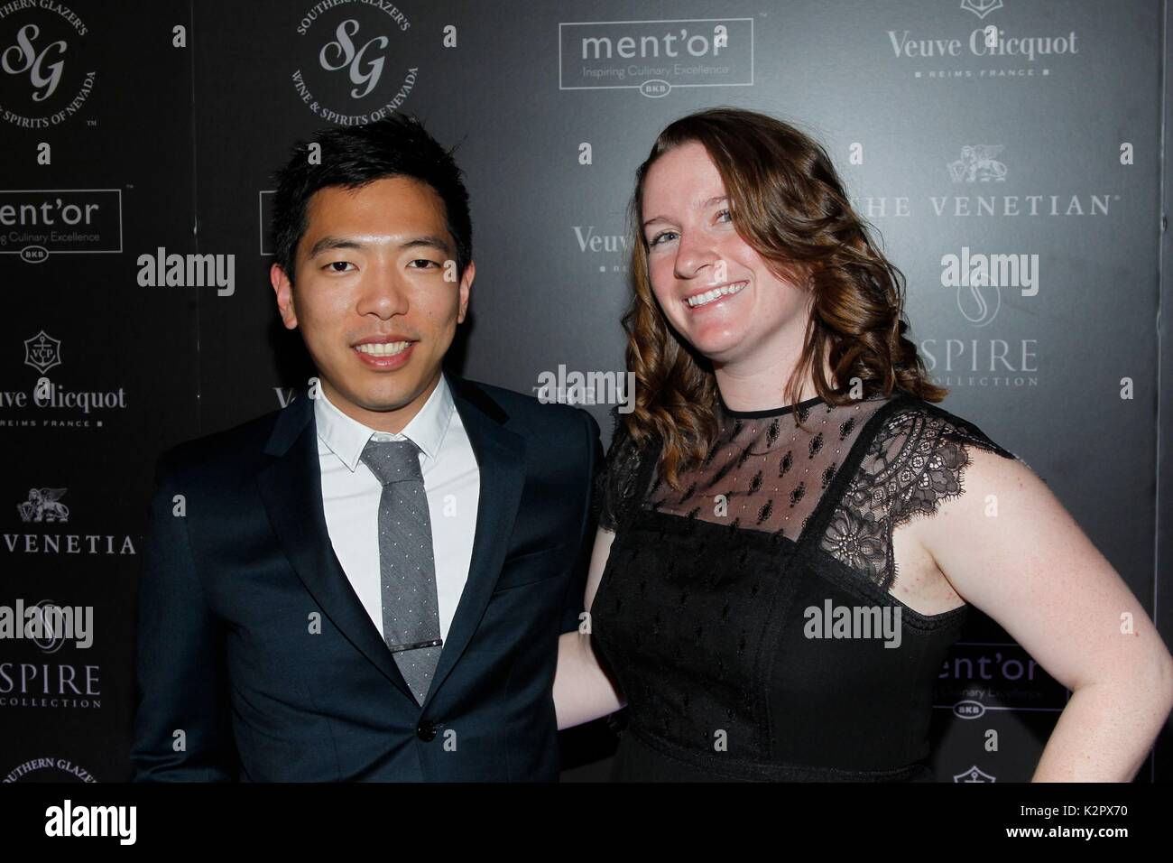 Las Vegas, NV, USA. 9th Nov, 2017. Jeffrey Hayashi, Alexandra Coon at a ...