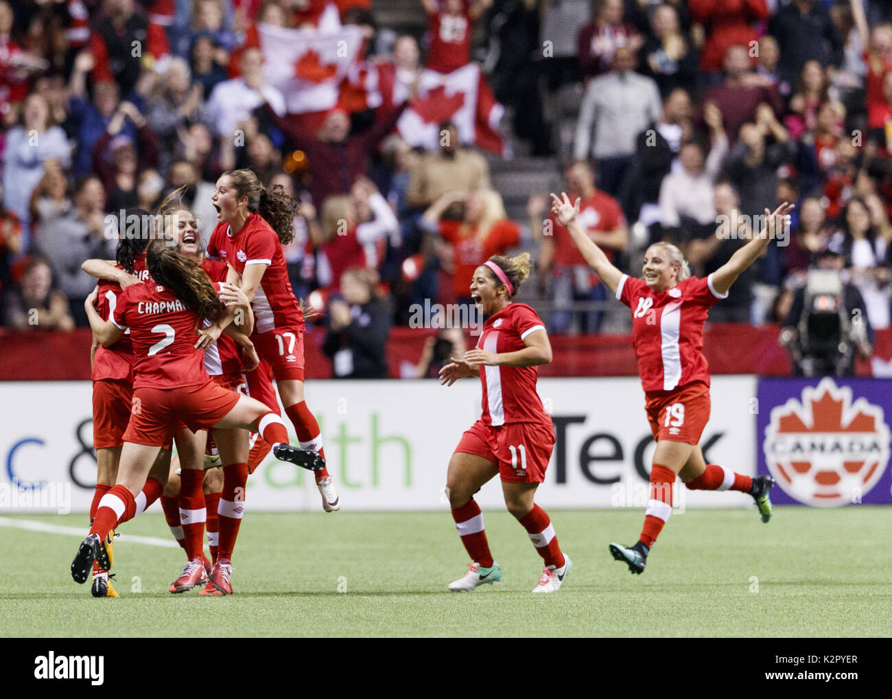Christine sinclair goal hi-res stock photography and images - Alamy