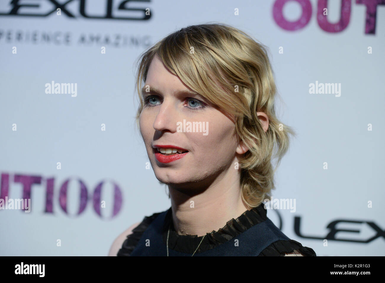 New York, USA. 9th Nov, 2017. Chelsea Manning attends the OUT Magazine ...