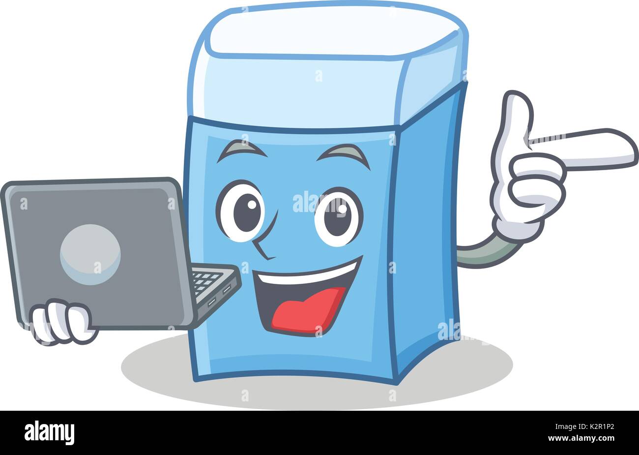 With laptop eraser character mascot style Stock Vector Image & Art - Alamy