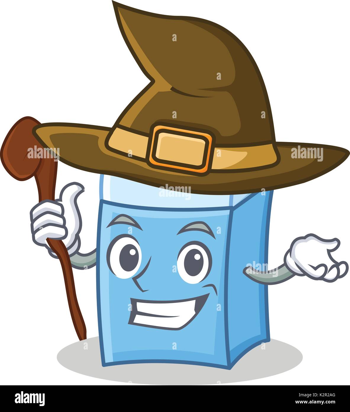 Witch eraser character mascot style Stock Vector Image & Art - Alamy