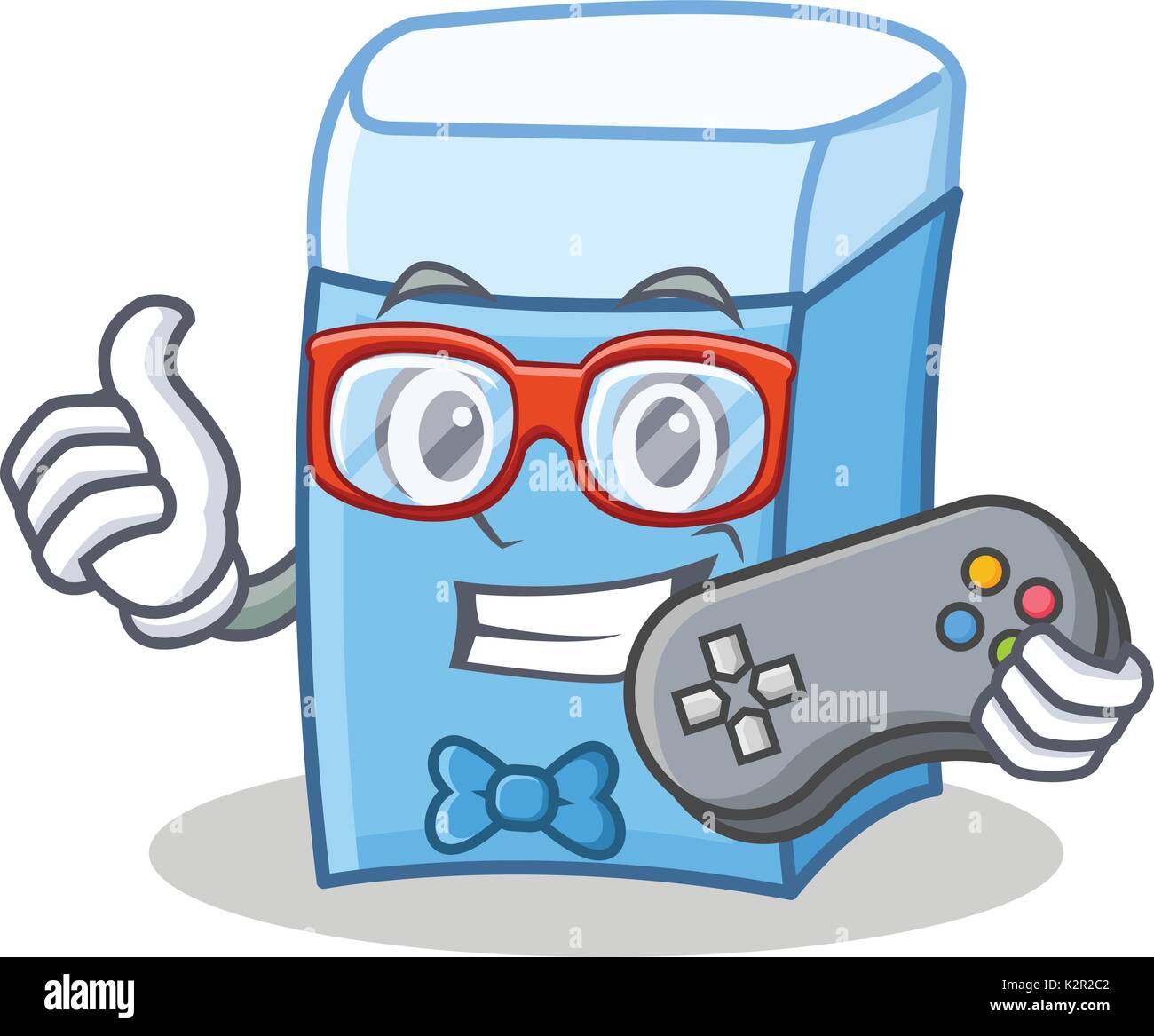 Gamer eraser character mascot style Stock Vector Image & Art - Alamy