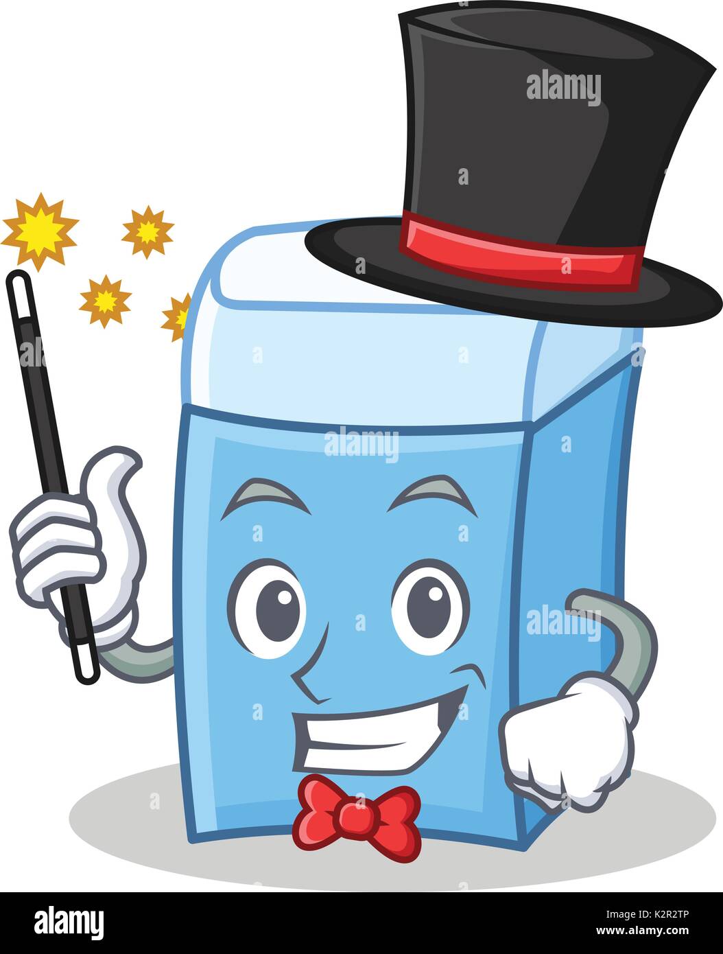 Magician eraser character mascot style Stock Vector Image & Art - Alamy