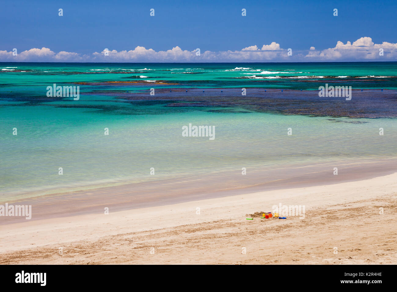 Caribbean beach in Samaná Stock Photo - Alamy