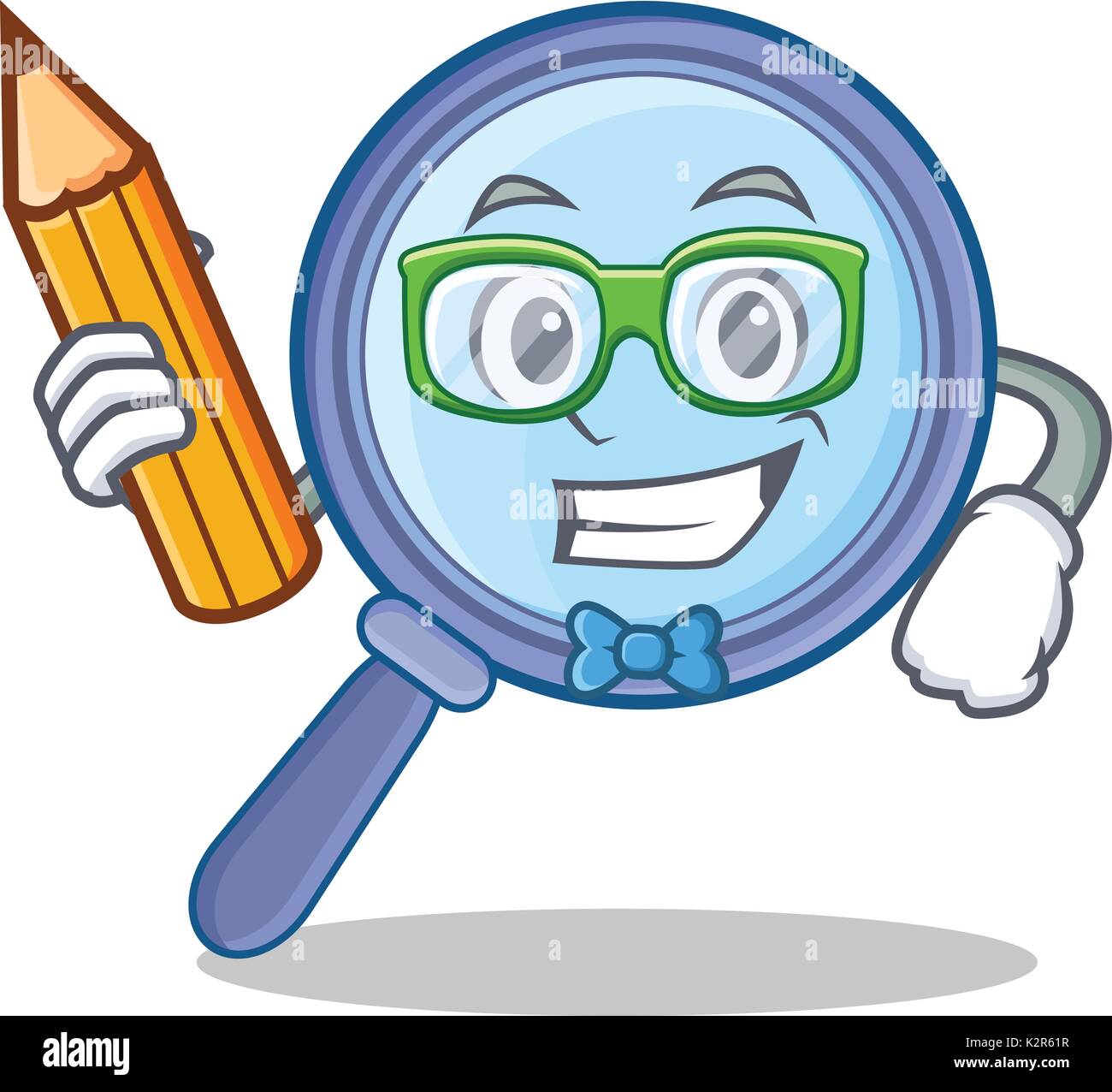 Cartoon Magnifying Glass Clipart