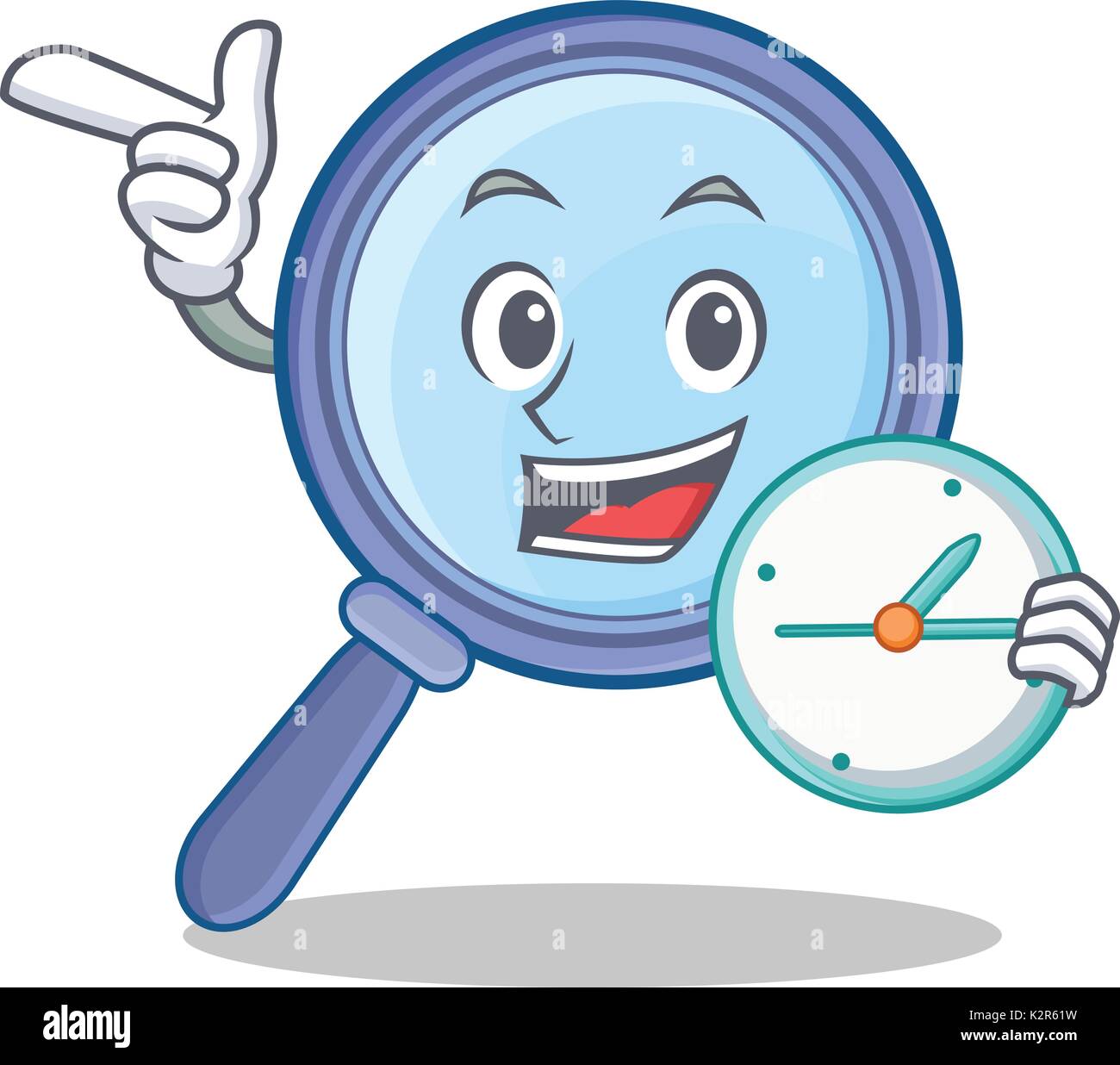 Hand Drawn Cartoon Clock Face High Resolution Stock Photography and ...