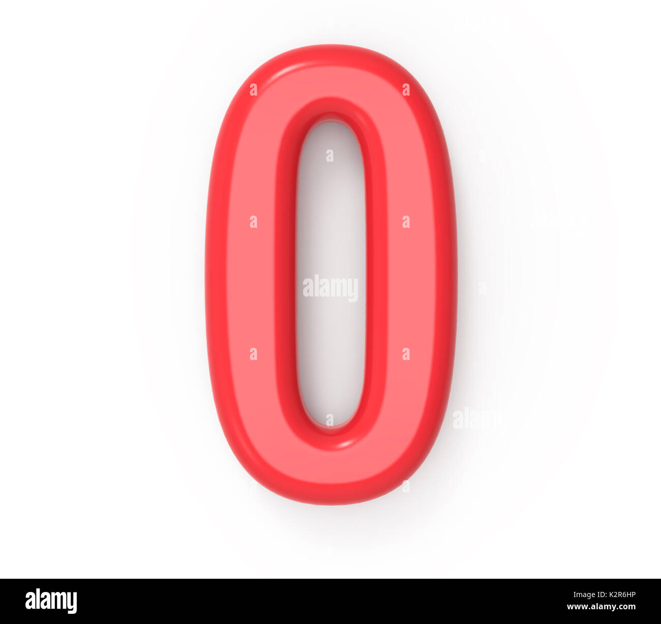 red letter O, 3D rendering red plastic texture alphabet with frame ...