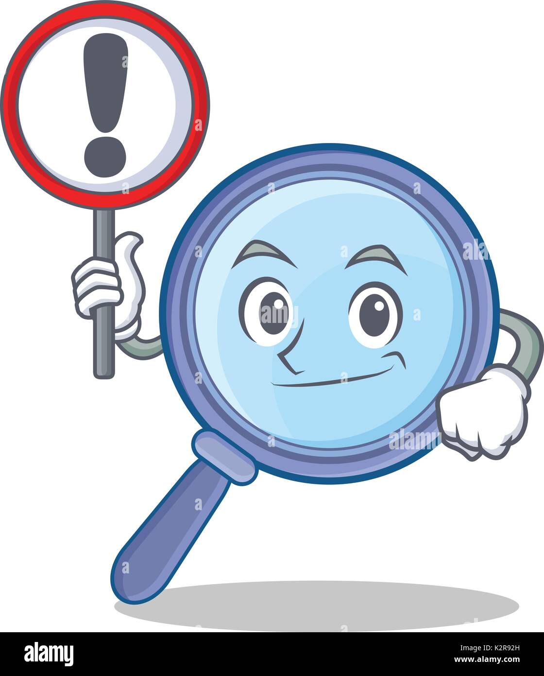 With sign magnifying glass character cartoon Stock Vector Image & Art ...