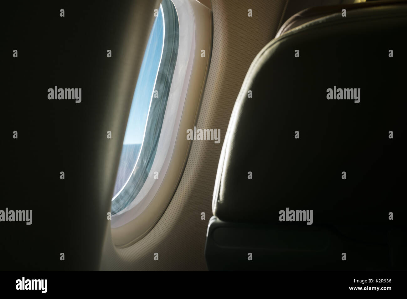 Airplane seat and window hi-res stock photography and images - Alamy