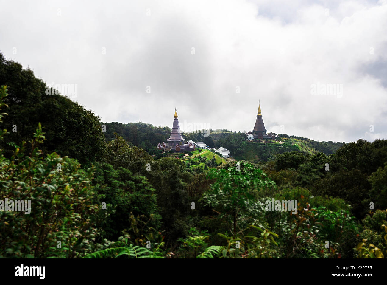 Landscape from Kew Mae Pan Nature Trail located at Chiang Mai Stock ...