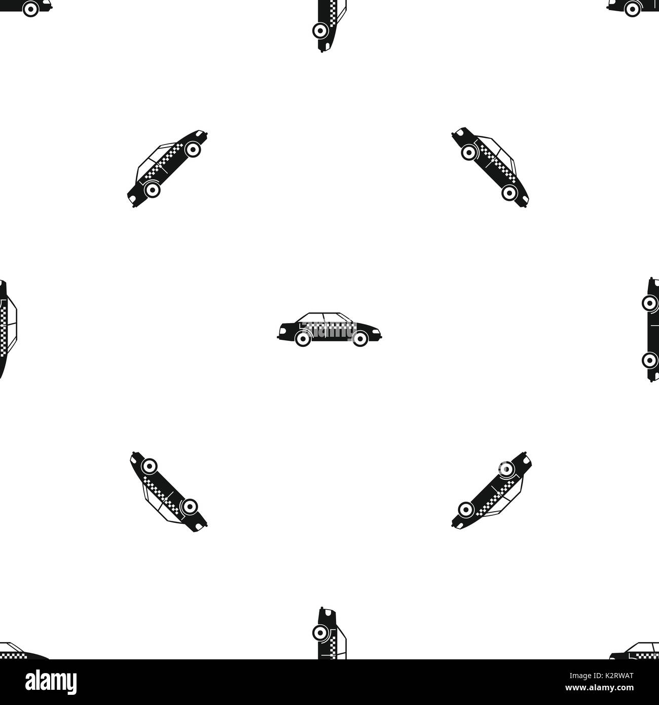 Taxi pattern seamless black Stock Vector Image & Art - Alamy