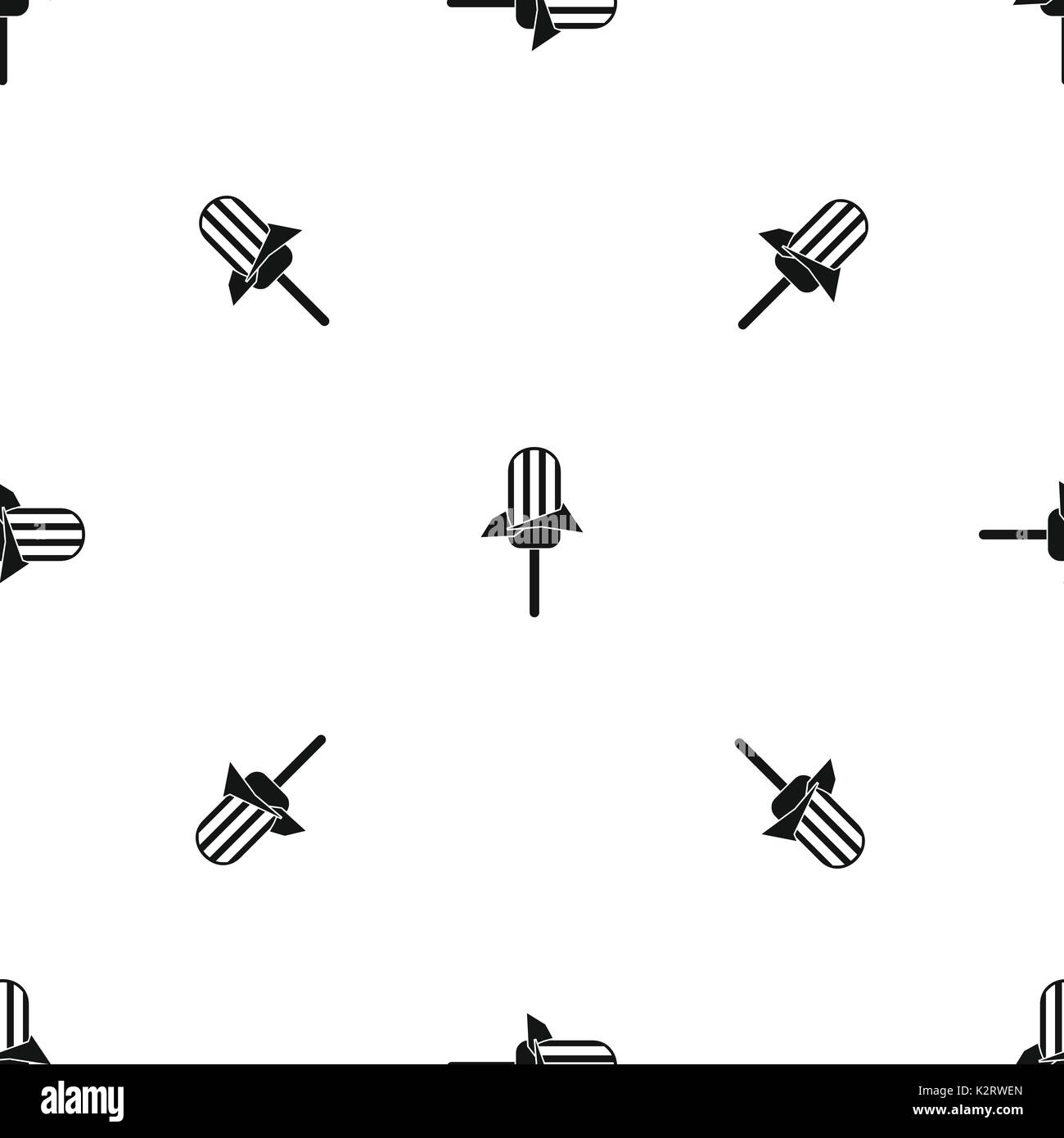 Ice Cream pattern seamless black Stock Vector Image & Art - Alamy