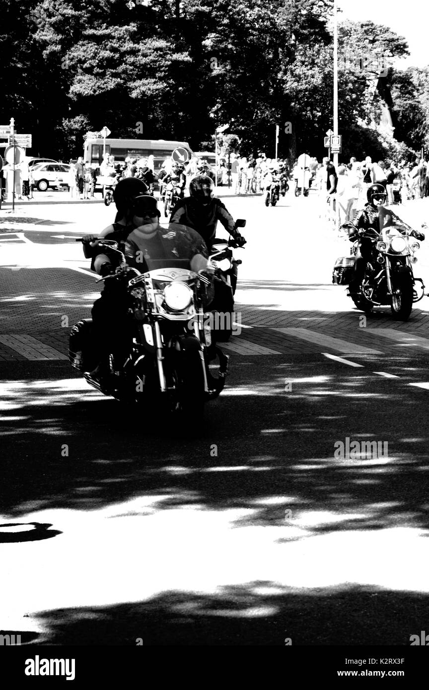 Chopper motorcycles Black and White Stock Photos & Images - Alamy