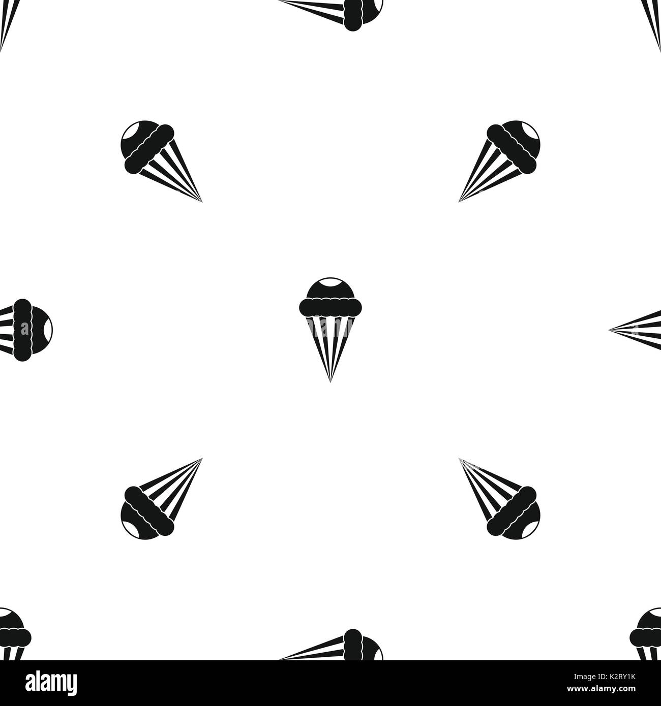 Ice Cream pattern seamless black Stock Vector Image & Art - Alamy