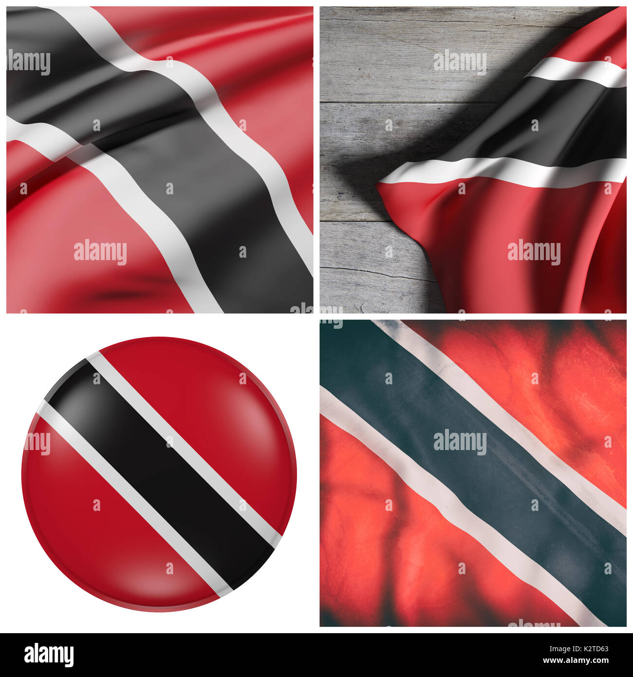 Waving flag trinidad hi-res stock photography and images - Alamy