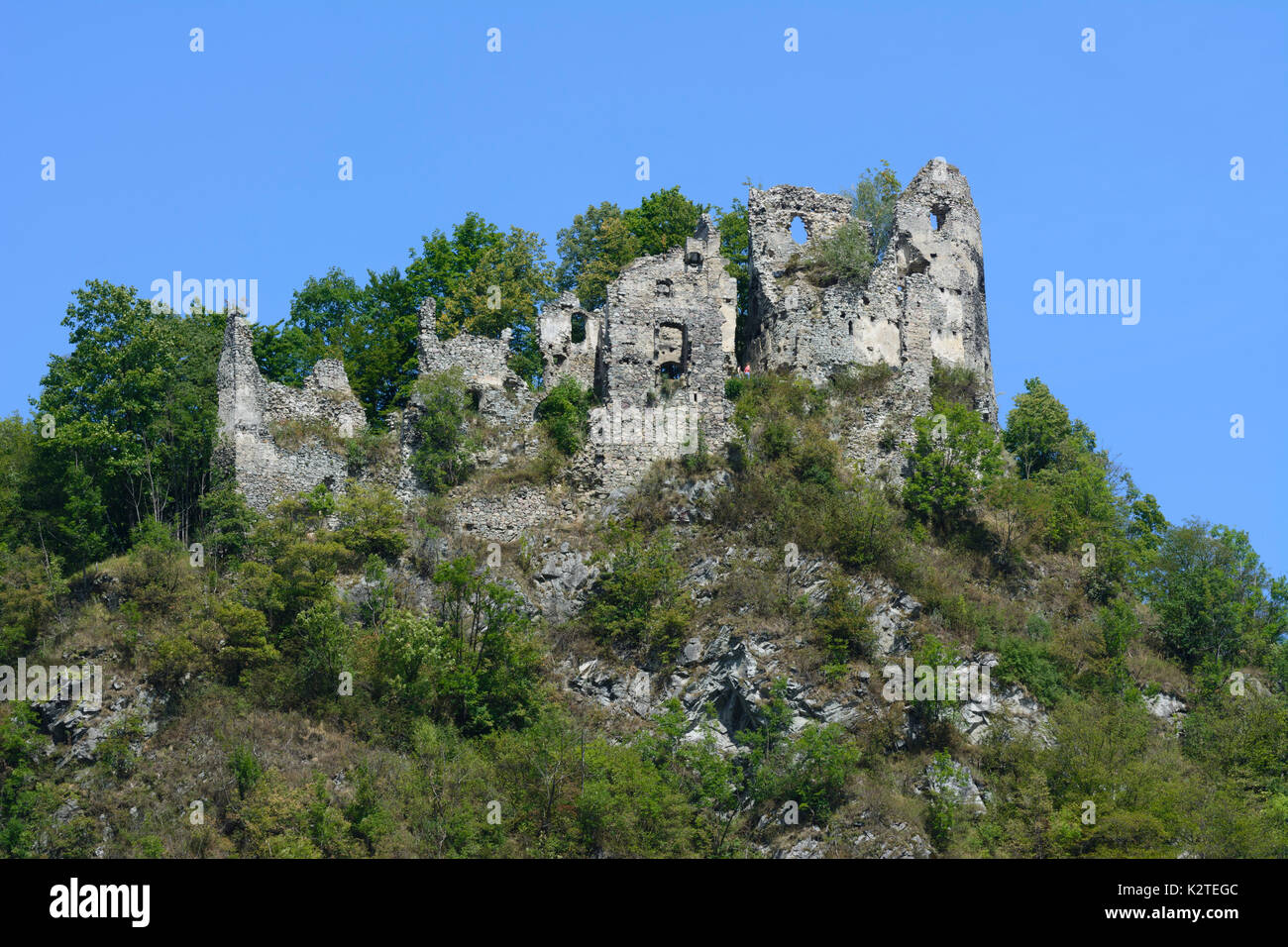 castle Stary hrad, Nezbudska Lucka, Slovakia Stock Photo - Alamy
