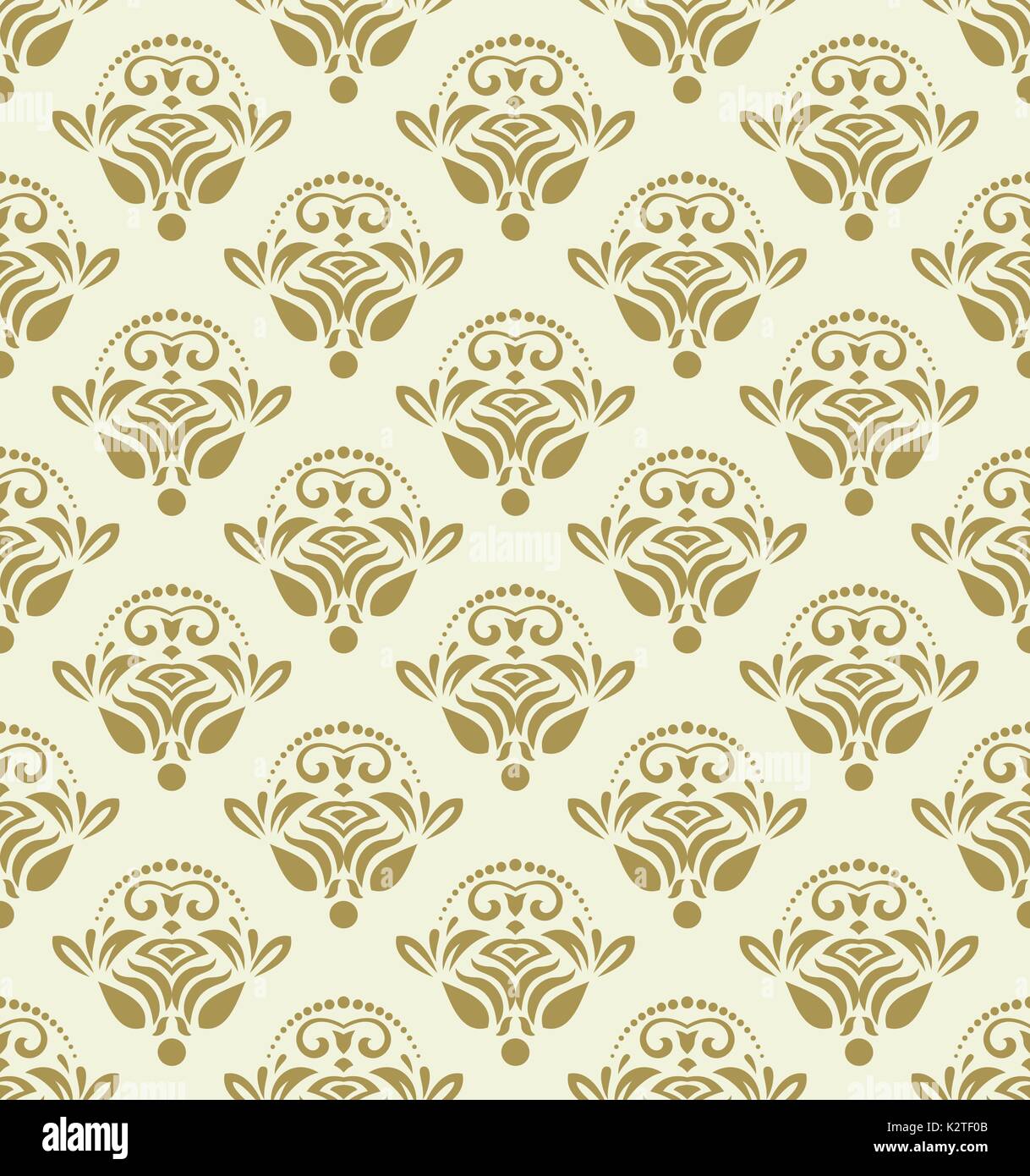 Floral Fine Seamless Vector Pattern Stock Vector Image & Art - Alamy