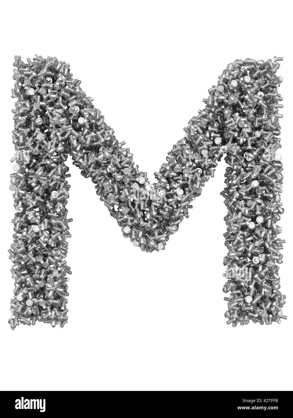 3d Letter M Drawing