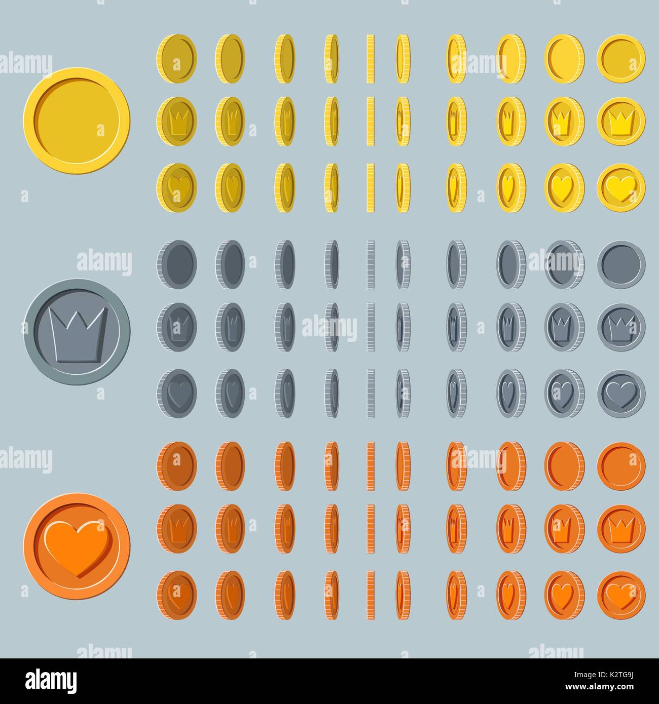 Cartoon Rotation animation Stock Vector Image & Art - Alamy