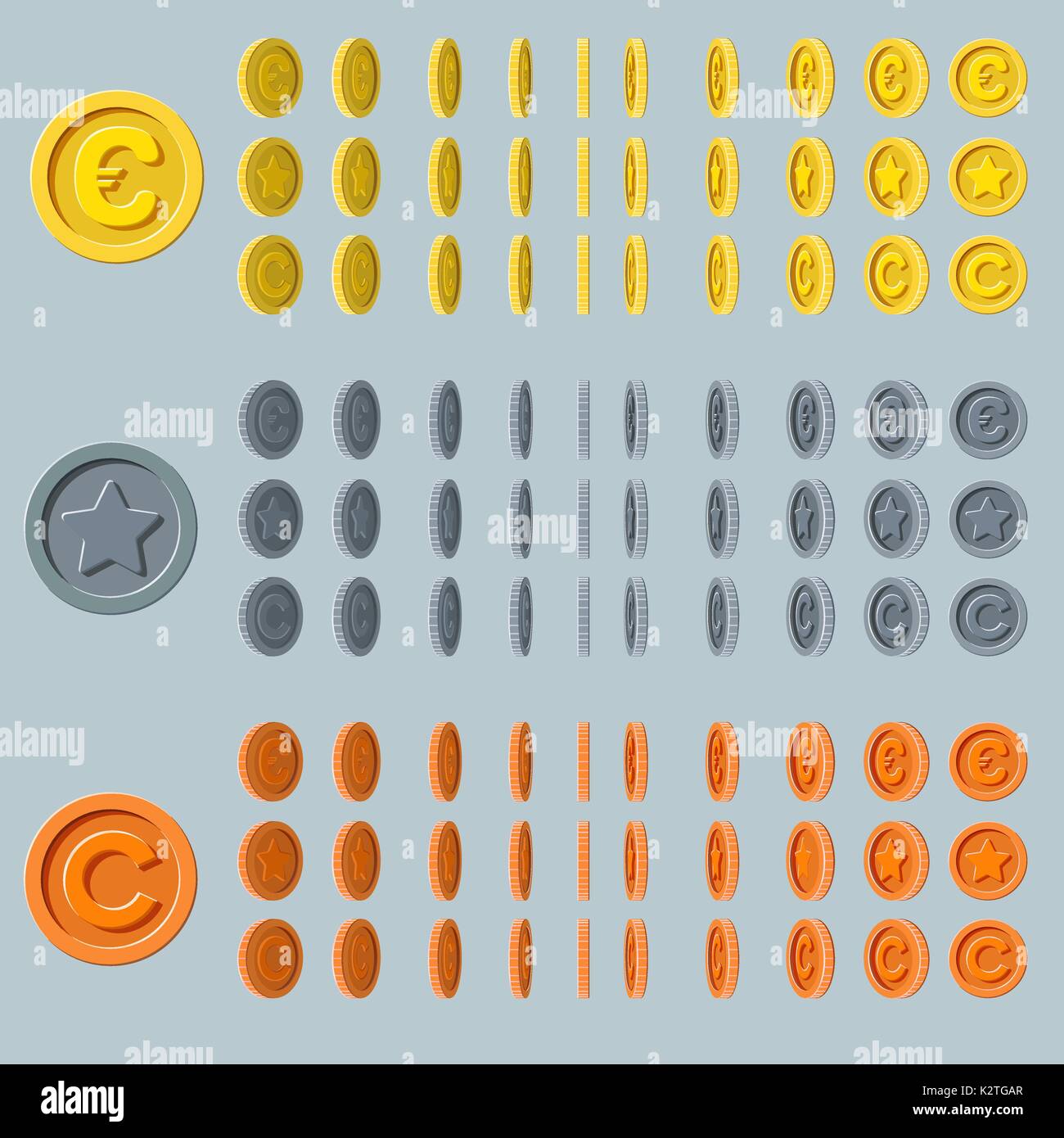 Cartoon Rotation animation Stock Vector Image & Art - Alamy