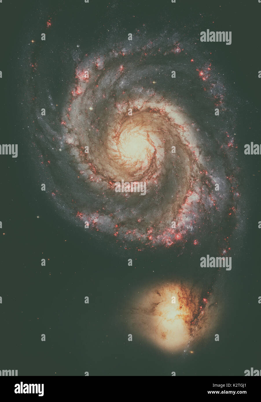 Companion galaxy hi-res stock photography and images - Alamy