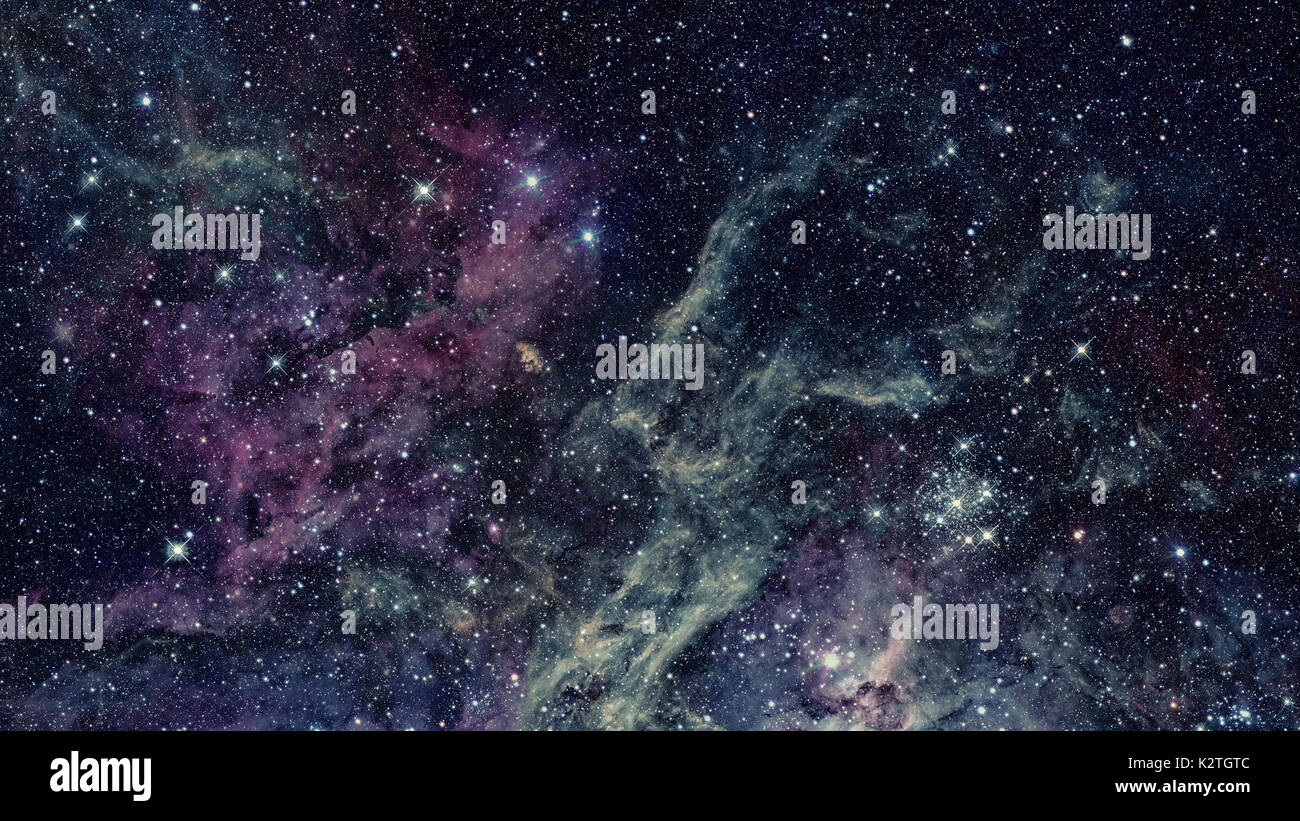 Nebula and galaxies in deep space. Elements of this image furnished by ...