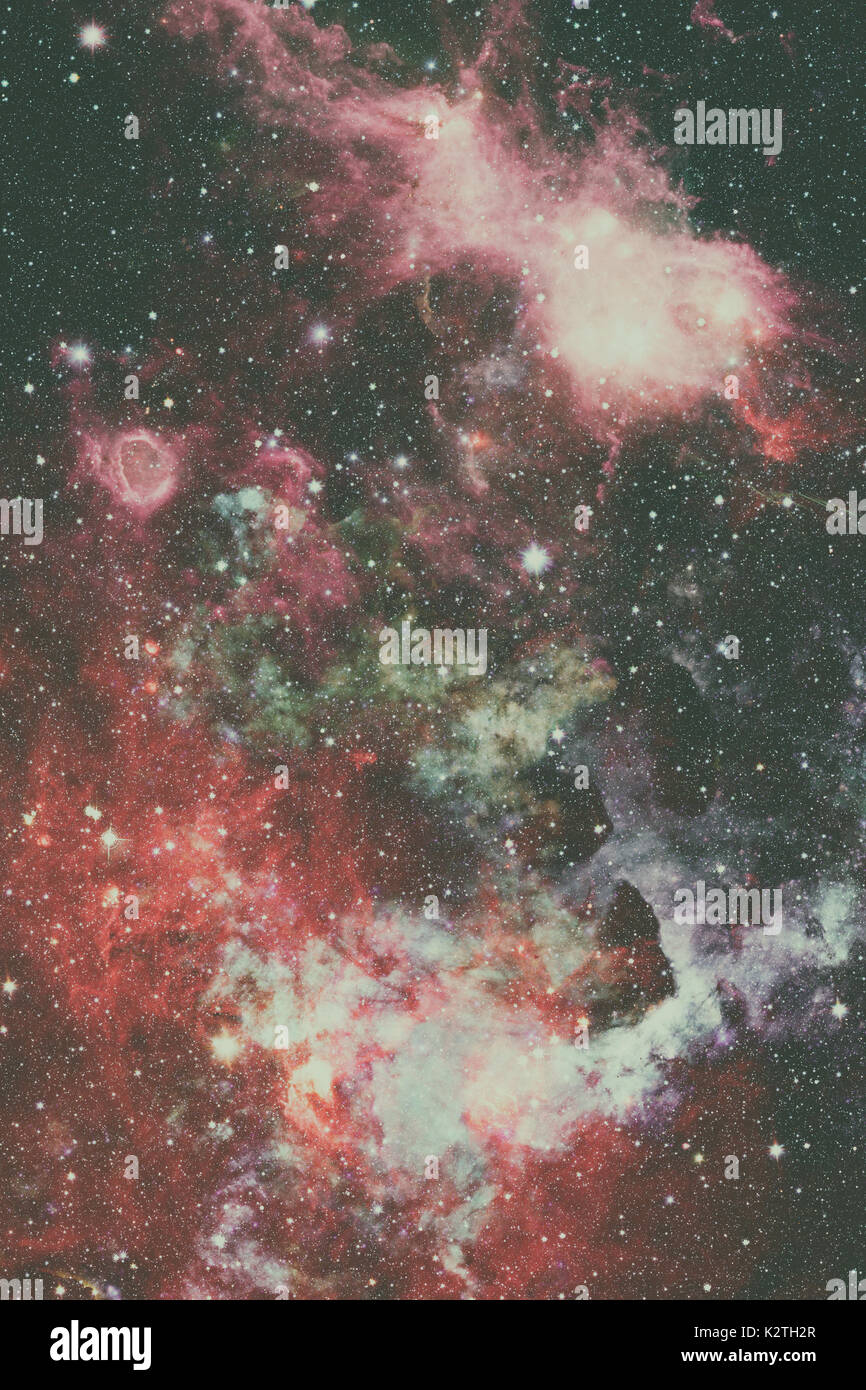 Nebula and stars in outer space. Elements of this image furnished by ...