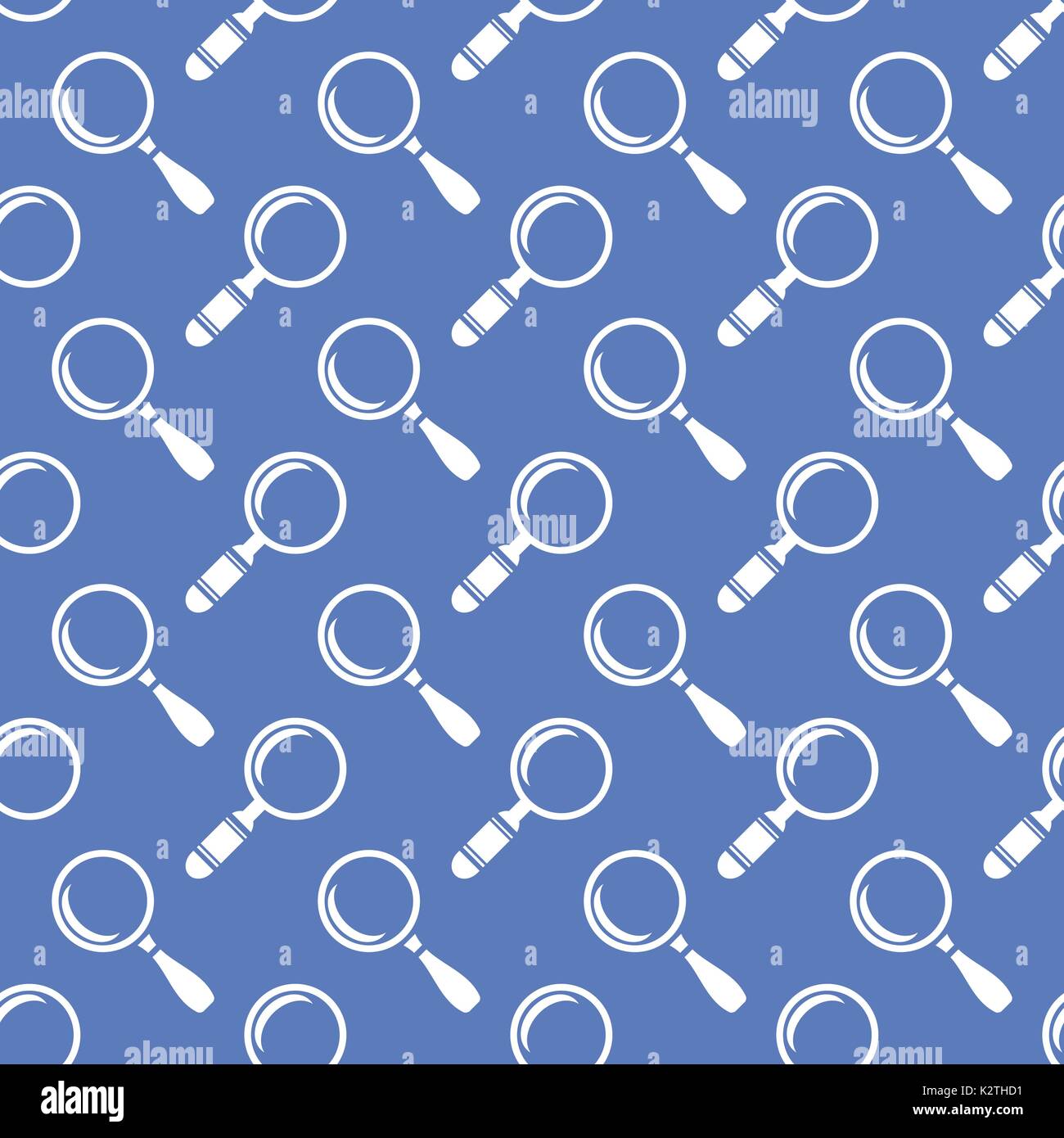 Different Magnifying Glass Icons Seamless Pattern Stock Vector Image ...