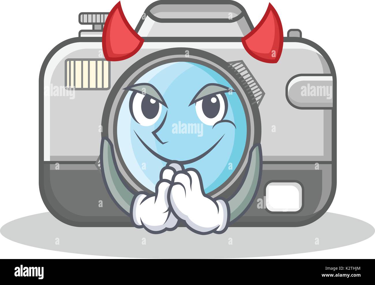 Devil photo camera character cartoon Stock Vector Image & Art - Alamy