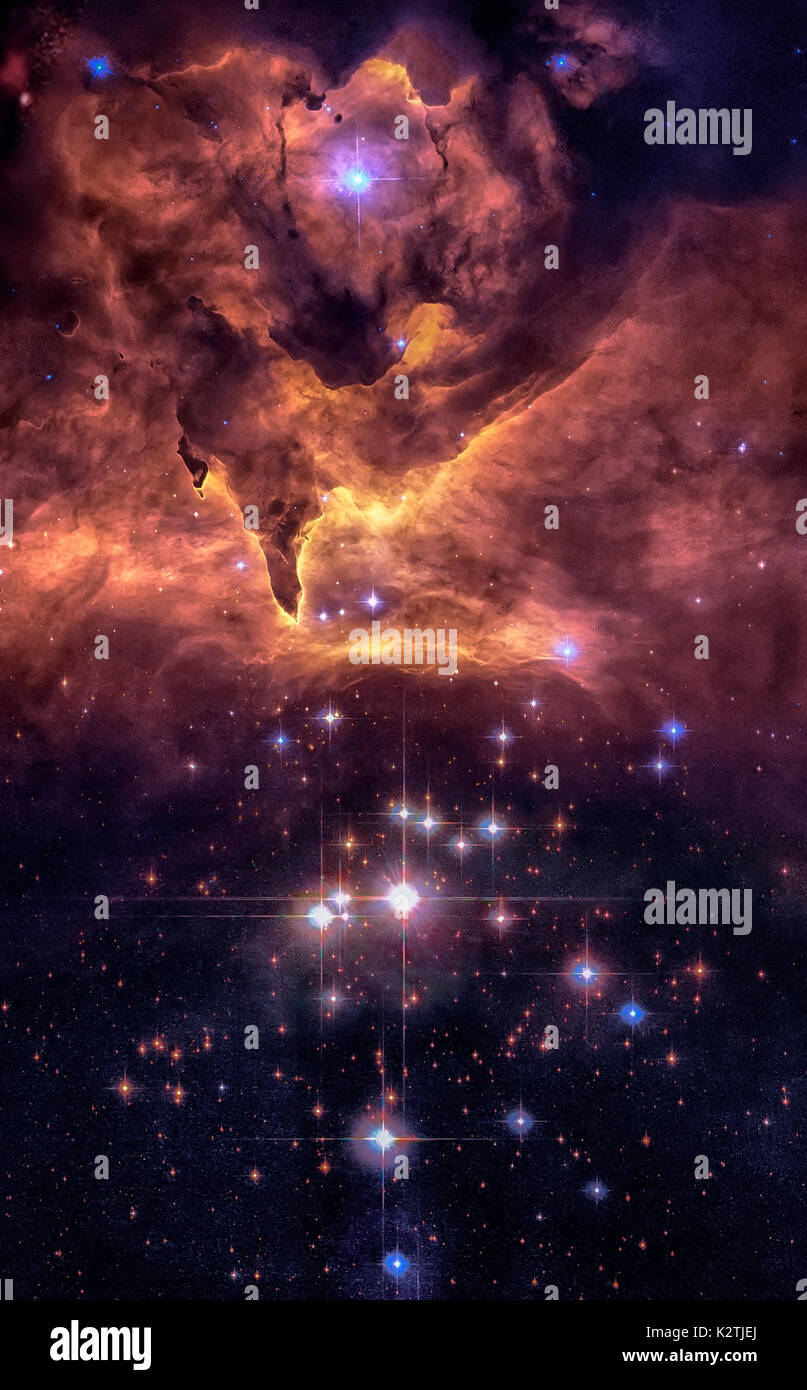 NGC 6357or Lobster Nebula is a diffuse nebula in the constellation ...