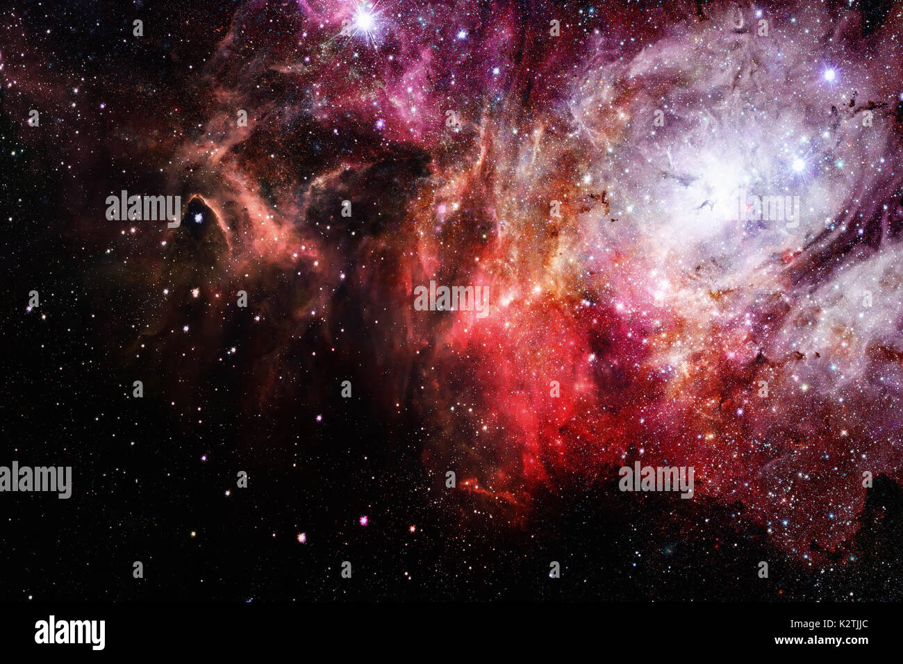 Universe filled with stars, nebula and galaxy. Elements of this image ...