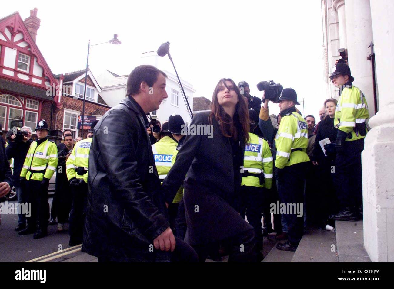 SARAH PAYNE TRIAL DAY 1 PARENTS SARA AND MICHAEL PAYNE ENTERING LEWES ...