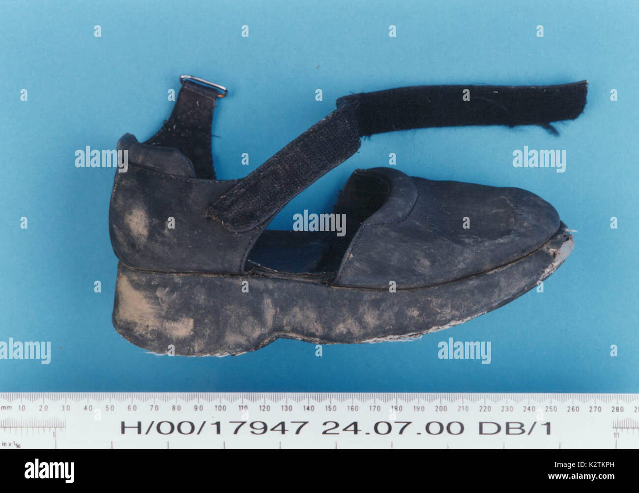 SARAH PAYNE MURDER TRIAL. SARAH PAYNE'S SHOE WHICH WAS FOUND IN A HEDGE ...