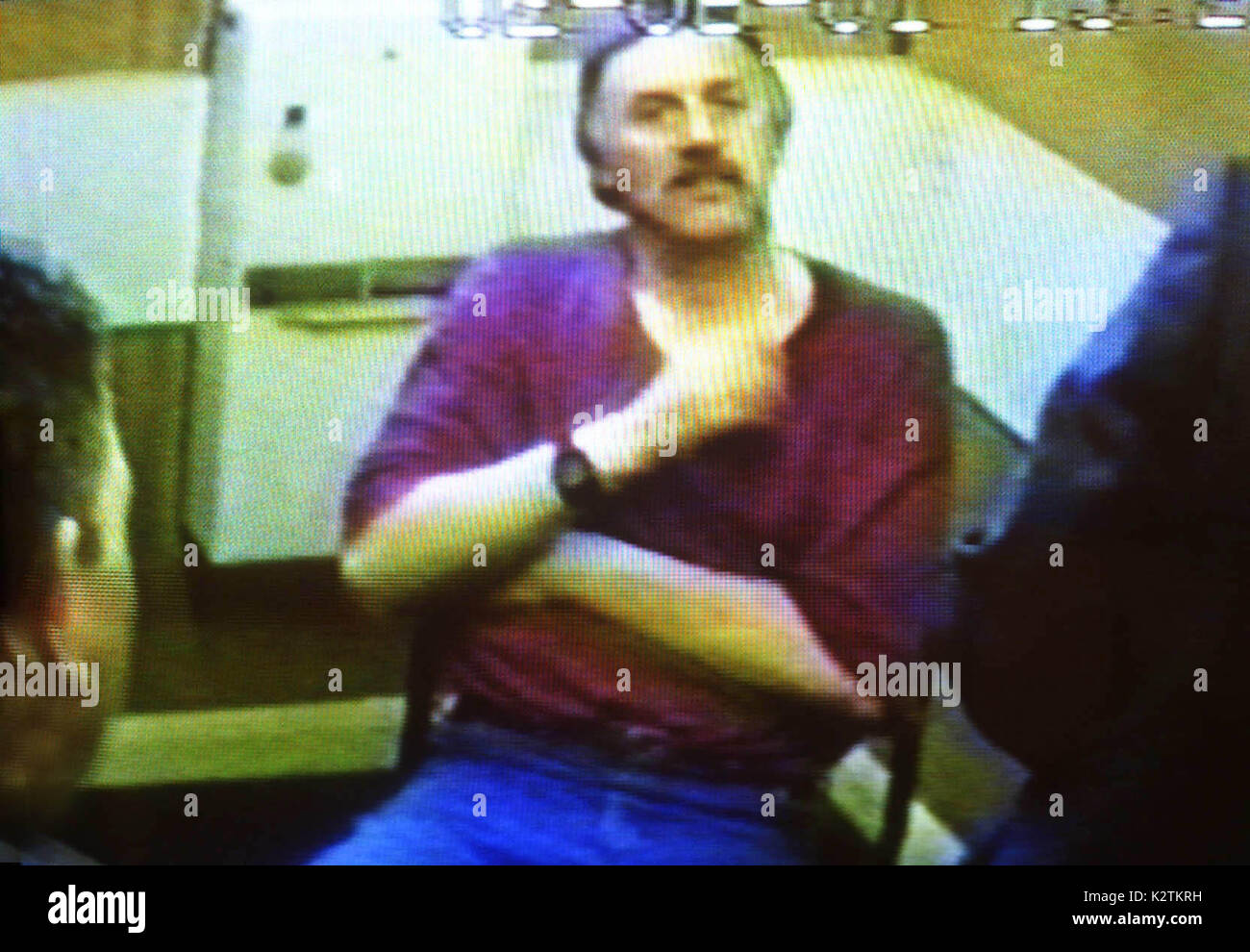 ROY WHITING IN BOGNOR REGIS POLICE STATION AS HE IS ABOUT TO BE CHARGED ...