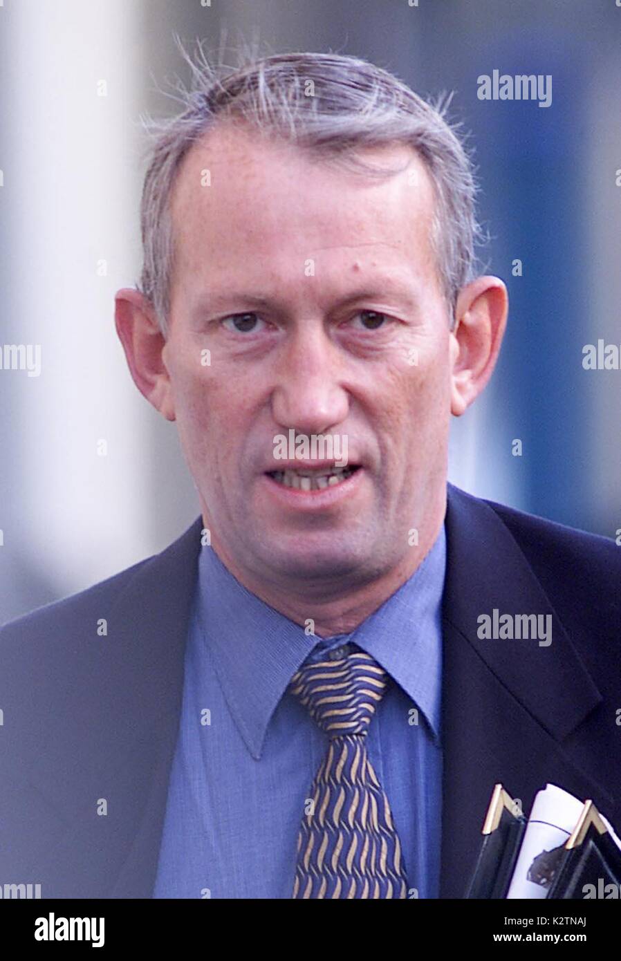 SARAH PAYNE TRIAL DAY 16 EX DET SUPT. PETER KENNETT ARRIVES AT LEWES ...